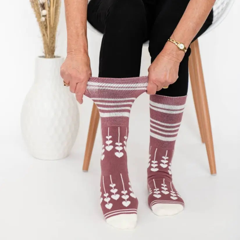4-Pack Diabetic Socks - Rose Color Bundle – Dr. Segal's