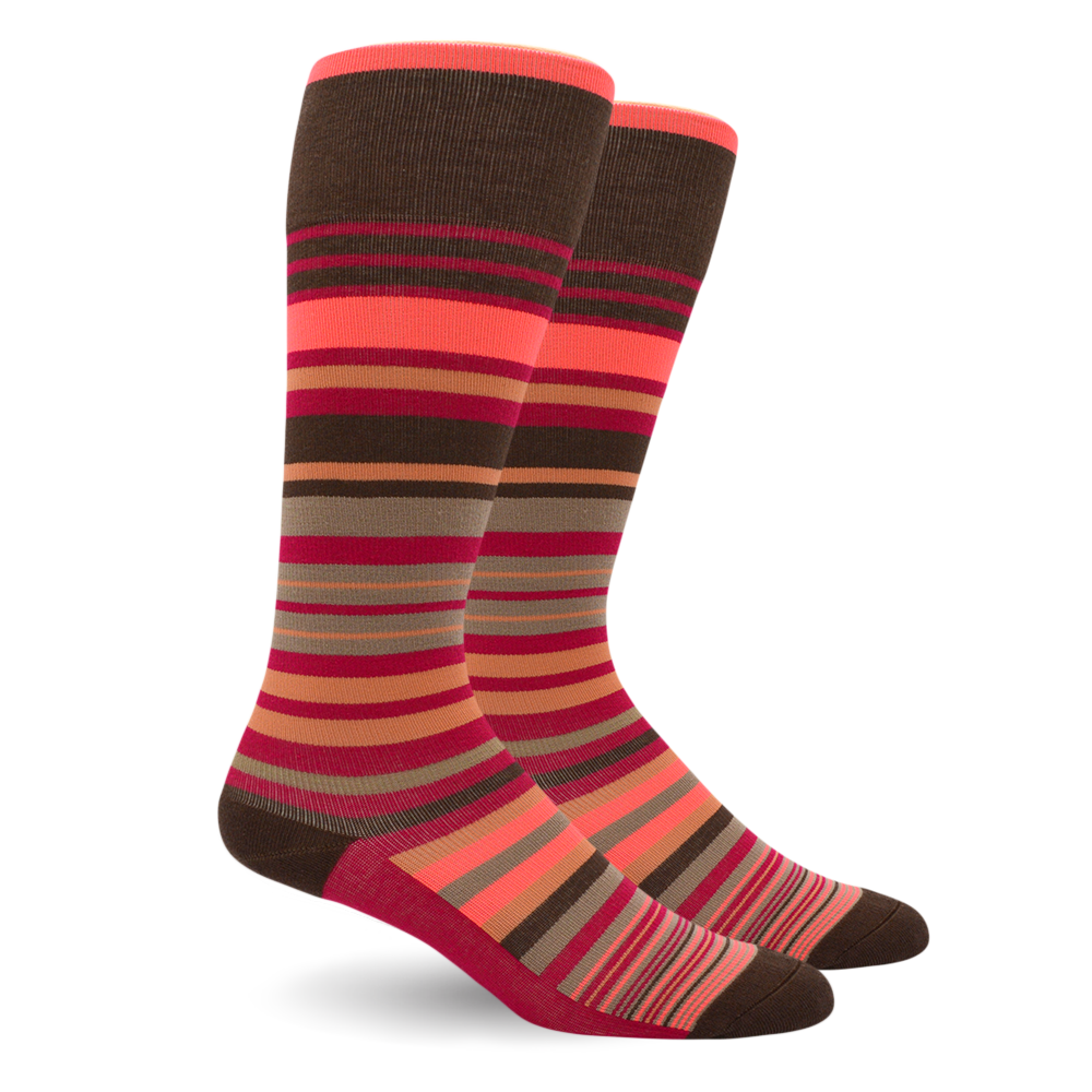 Stripes Cotton Pink - Medical Compression Socks – Dr. Segal's
