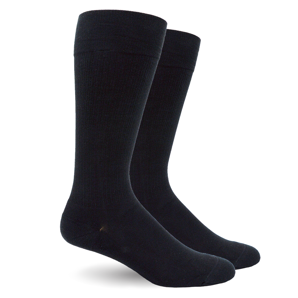 Medical Compression Socks - Solid Black Cotton – Dr. Segal's